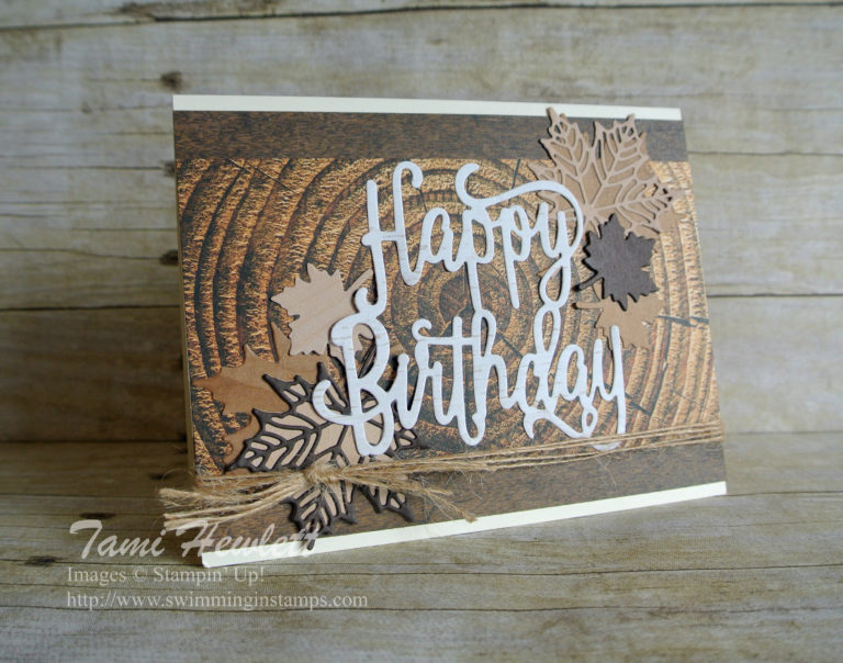 Rustic Birthday | Swimming In Stamps