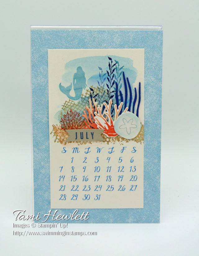 July 2019 Desktop Calendars | Swimming In Stamps