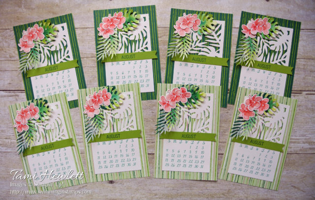 August 2019 Desktop Calendars | Swimming In Stamps