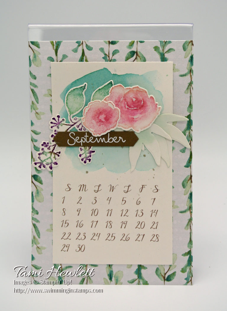 September 2019 Desktop Calendar | Swimming In Stamps