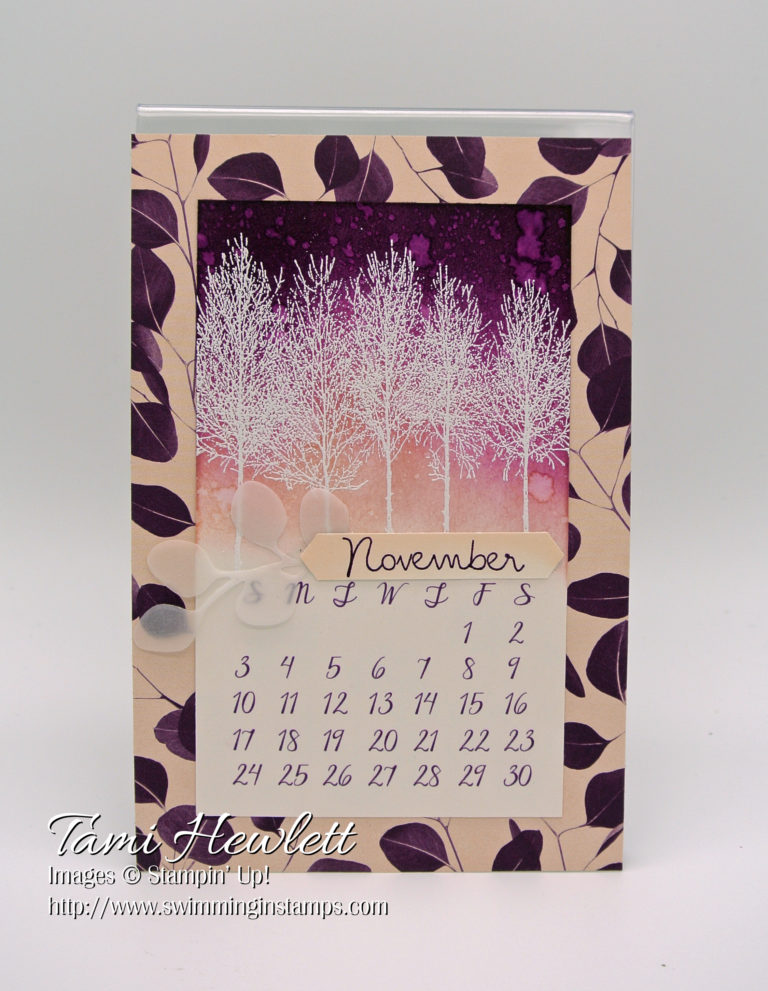 November 2019 Desktop Calendars | Swimming In Stamps