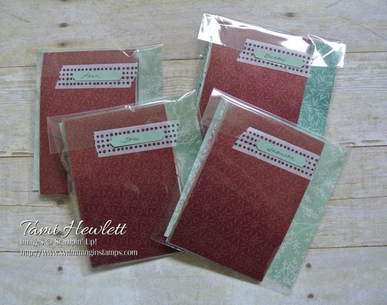 Wrapping Up - Desktop Calendars | Swimming In Stamps