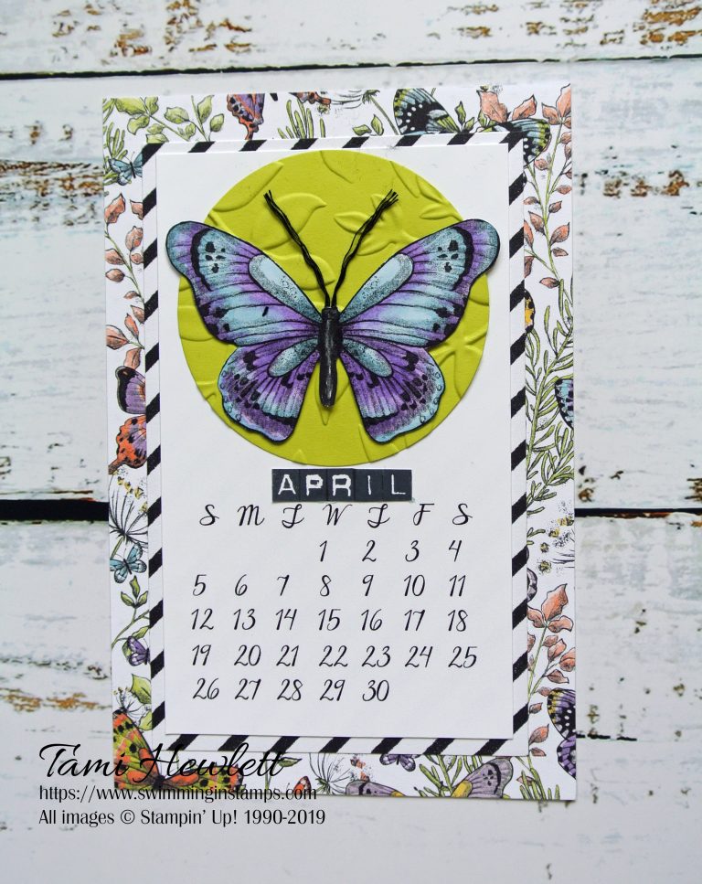 April 2020 Desktop Calendars | Swimming In Stamps