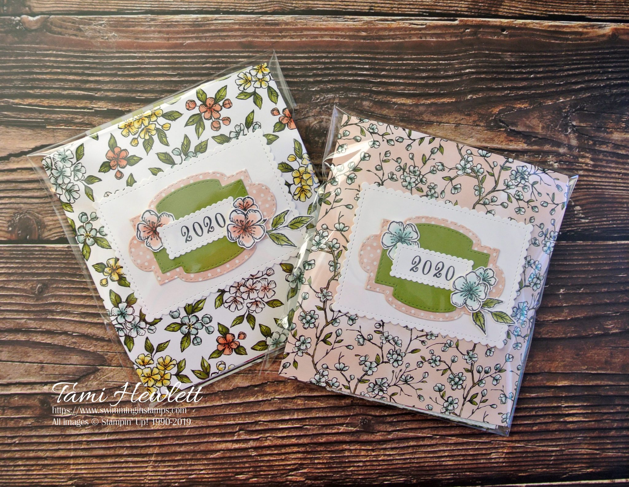 2020 Desktop Calendars - It's a Wrap! | Swimming In Stamps