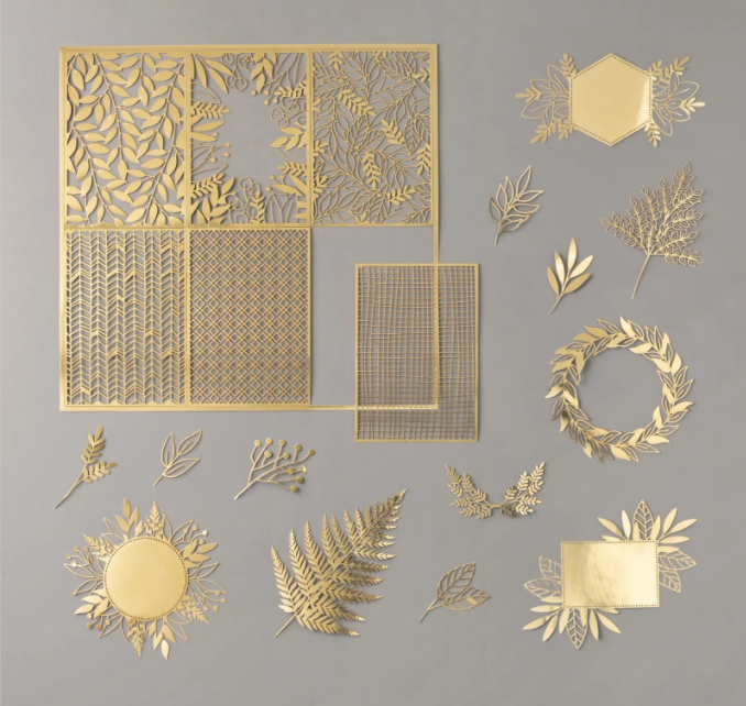 Stamping Sunday Blog Hop - Forever Gold Laser Cuts | Swimming In Stamps