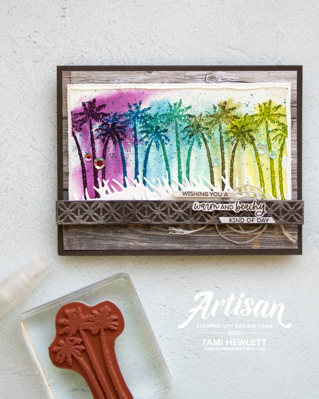 Artisan Design Team — Wet Stamping Technique | Swimming In Stamps