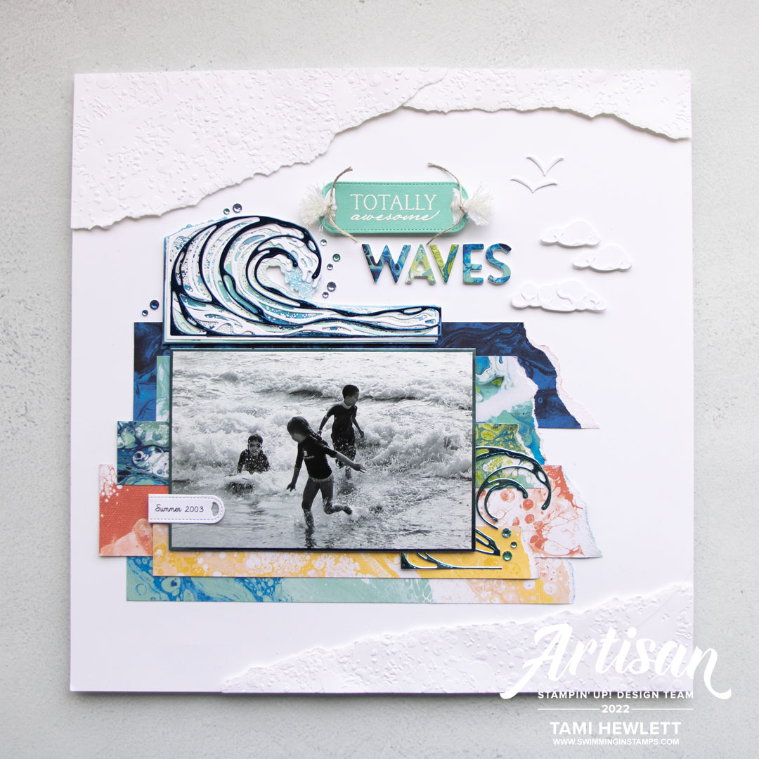 Artisan Design Team — Waves of the Ocean Collection | Swimming In Stamps