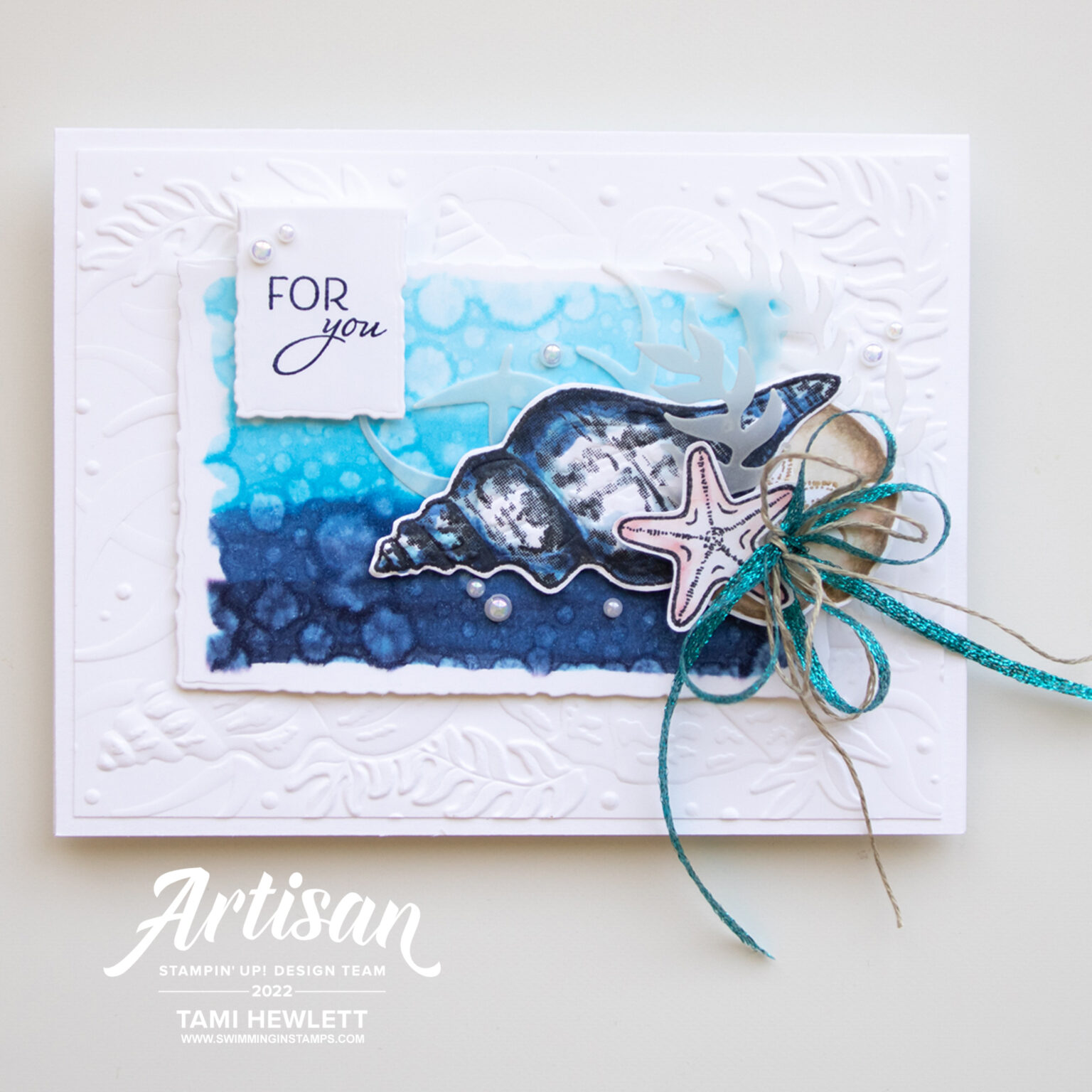 Artisan Design Team – Stampin’ Blends Underwater Background Technique ...
