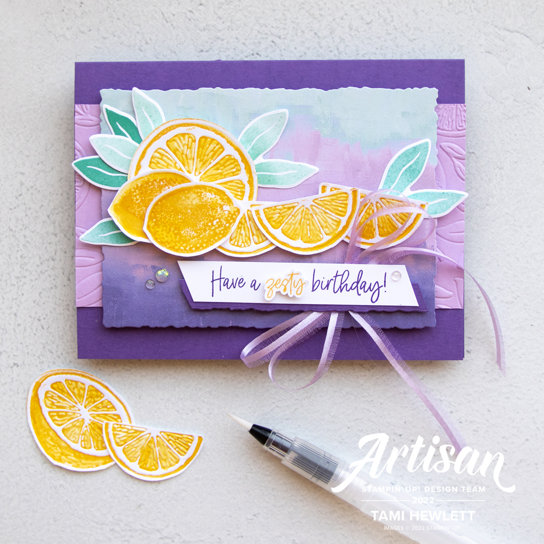 Sweet Citrus Bundle – Onstage Presentation Part 1 | Swimming In Stamps