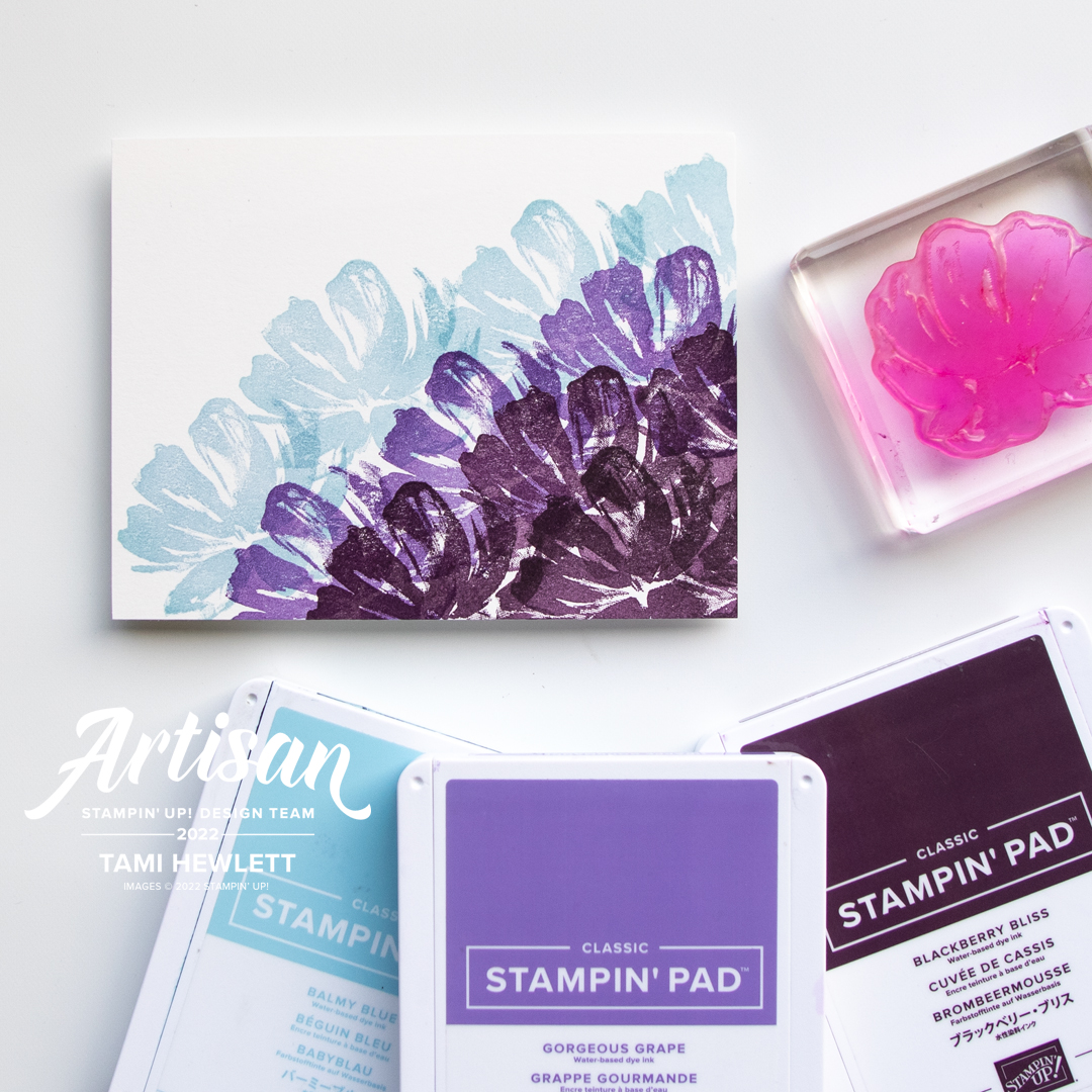 Artisan Design Team – Spritzed Watercolor Background Technique | Swimming In Stamps
