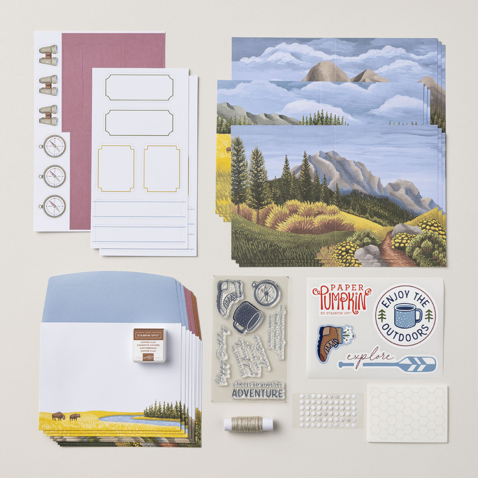Exploring In Color – Paper Pumpkin Kit | Swimming In Stamps