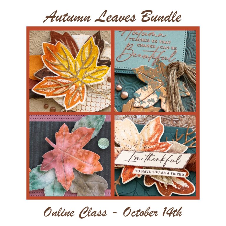 Autumn Leaves Bundle Online Class | Swimming In Stamps